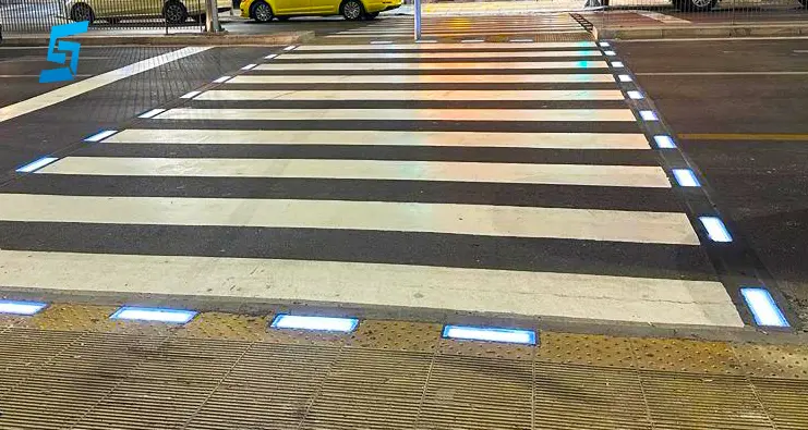Pedestrian Crosswalk Signals In-ground RG LED Brick Light