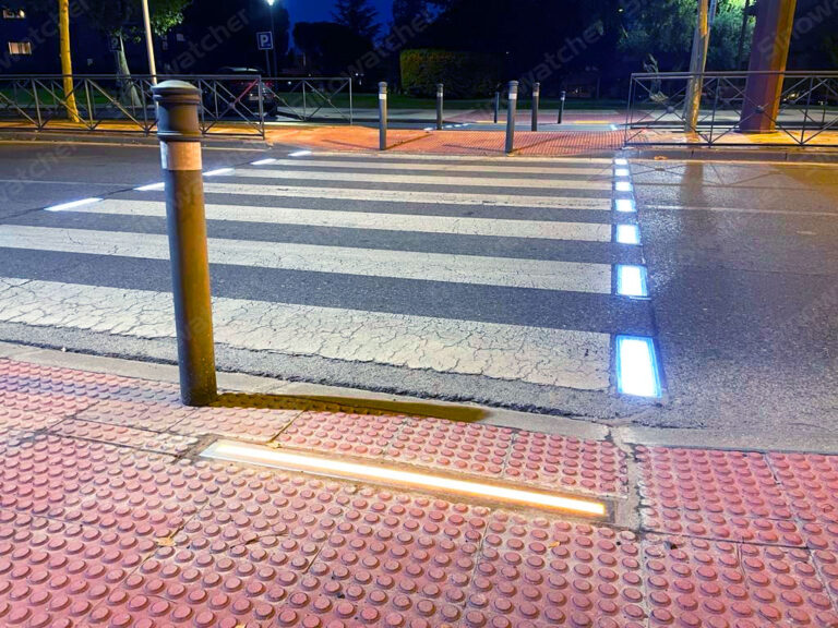 Pedestrian Crosswalk Signals In-ground YW LED Brick