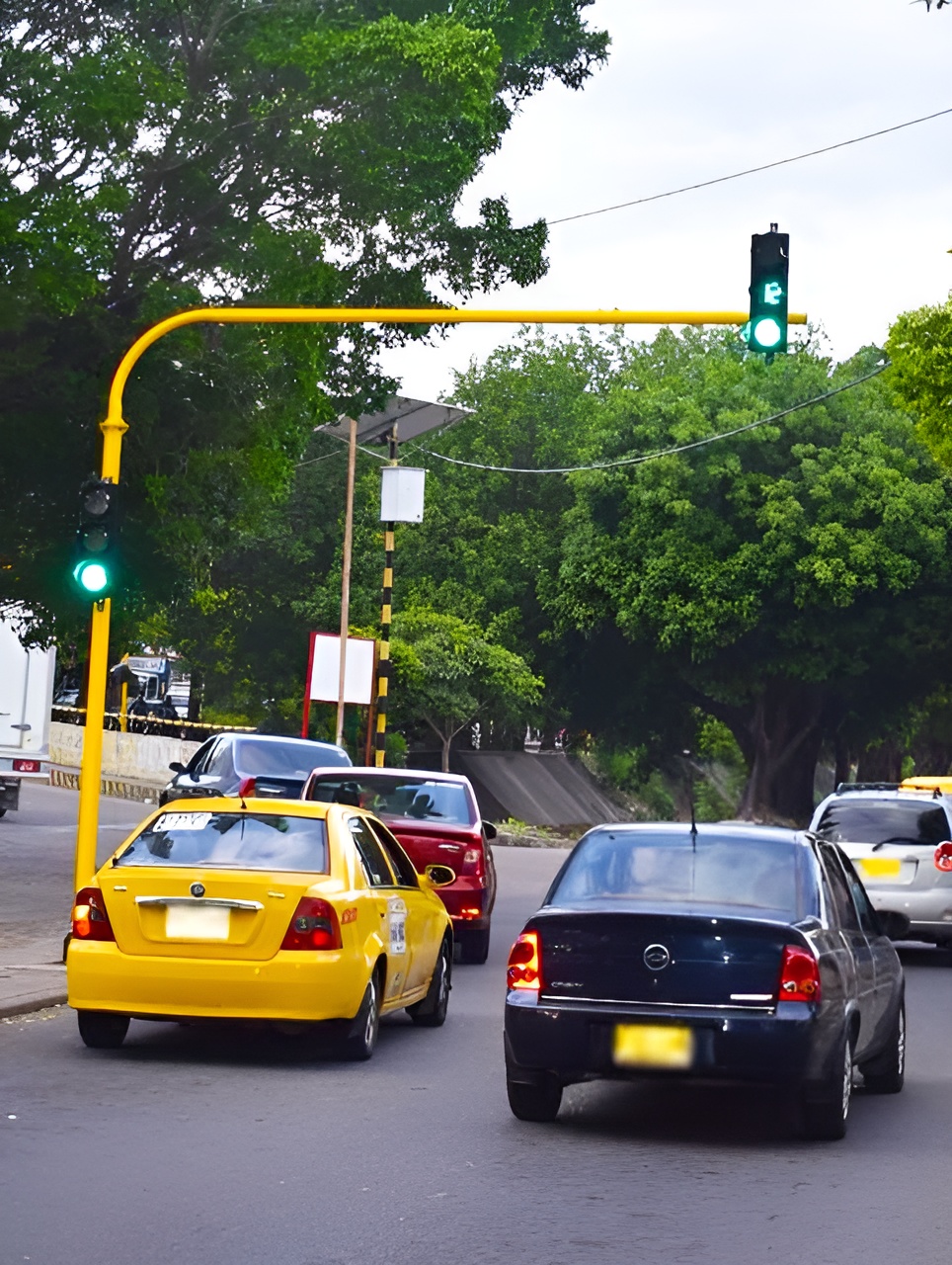 Traffic poles