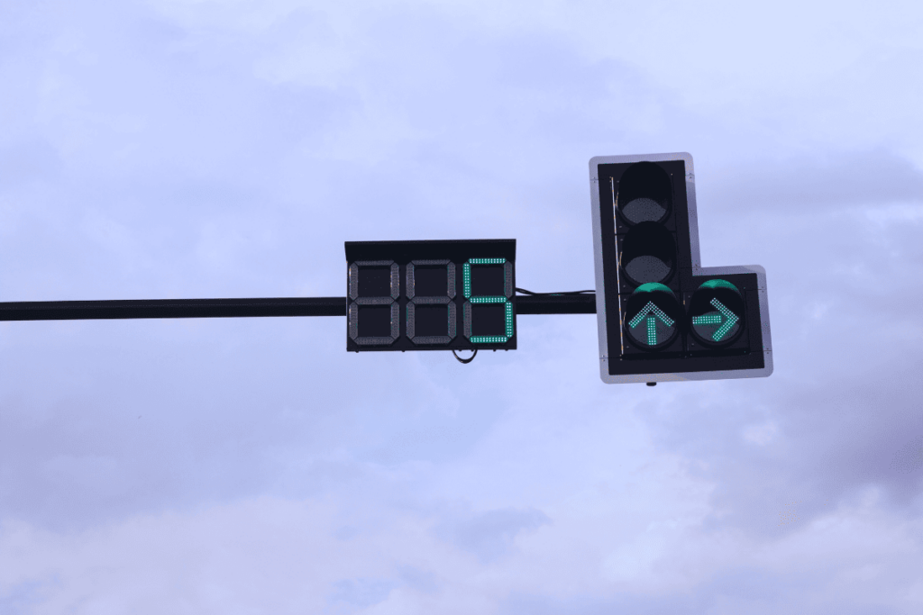 200mm Clear Lens Arrow LED Traffic Light | Sinowatcher